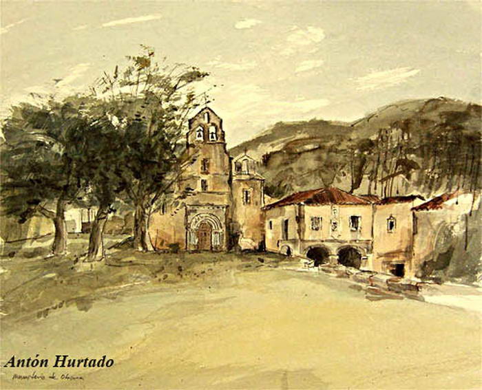 OBONA: MONASTERIO DE SANTA MARÍA.- Covadonga Cañas